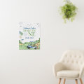 HOLE IN ONE Golf First Birthday Welcome Sign | Zazzle