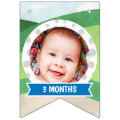Hole in One Monthly Photo Banner, Golf Bunting Flags | Zazzle