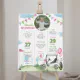 Hole In One Pink Golf 1st Birthday Milestone Sign | Zazzle