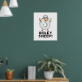 Holey Sheep Funny Animal Pun Poster | Zazzle