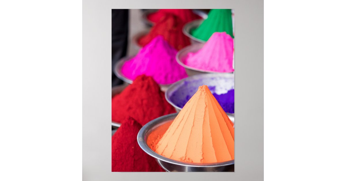 Holi Powder Paint Poster | Zazzle