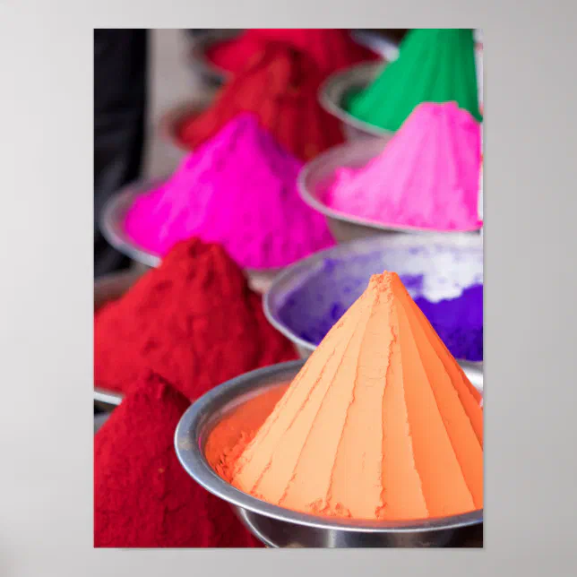 Holi Powder Paint Poster | Zazzle