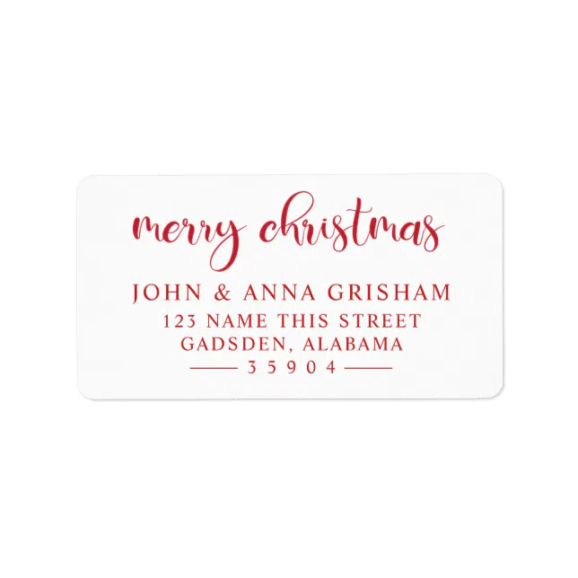 Holiday Address Labels | Zazzle