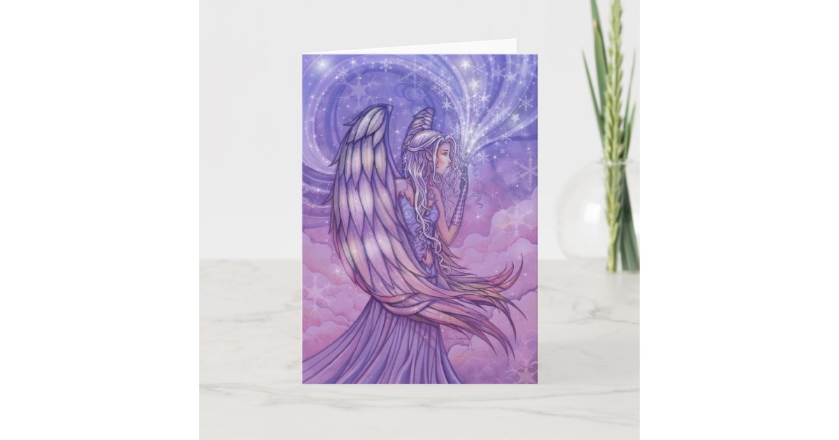 Holiday Angel Christmas Card | Zazzle