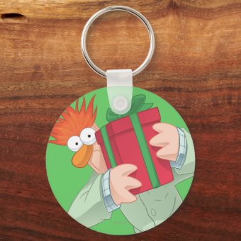 Holiday Beaker Keychain | Zazzle