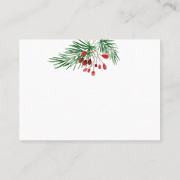 Holiday Business Personalized Business Card | Zazzle