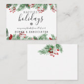 Holiday Business Personalized Business Card | Zazzle