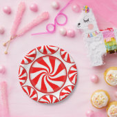 Holiday Candy Paper Plates | Zazzle