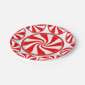 Holiday Candy Paper Plates | Zazzle