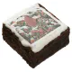 Holiday Cardinal Icing Chocolate Brownies | Zazzle