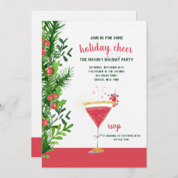 Holiday Cheer Invitation | Zazzle