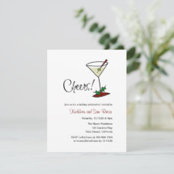 Holiday Cheers Invitation | Zazzle