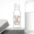 Holiday Christmas Elf Size Santa-Tizer Hand Sanitizer | Zazzle