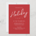 Holiday Christmas Red Green Classic Plaid Pattern Invitation | Zazzle
