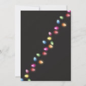 Holiday Colorful Lights Christmas Party Invitation | Zazzle