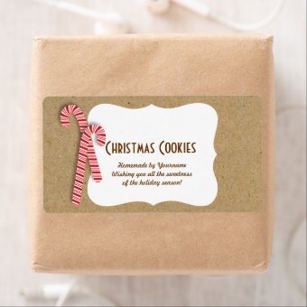 Holiday Cookie Labels for Cookie Swaps & Gifts | Zazzle