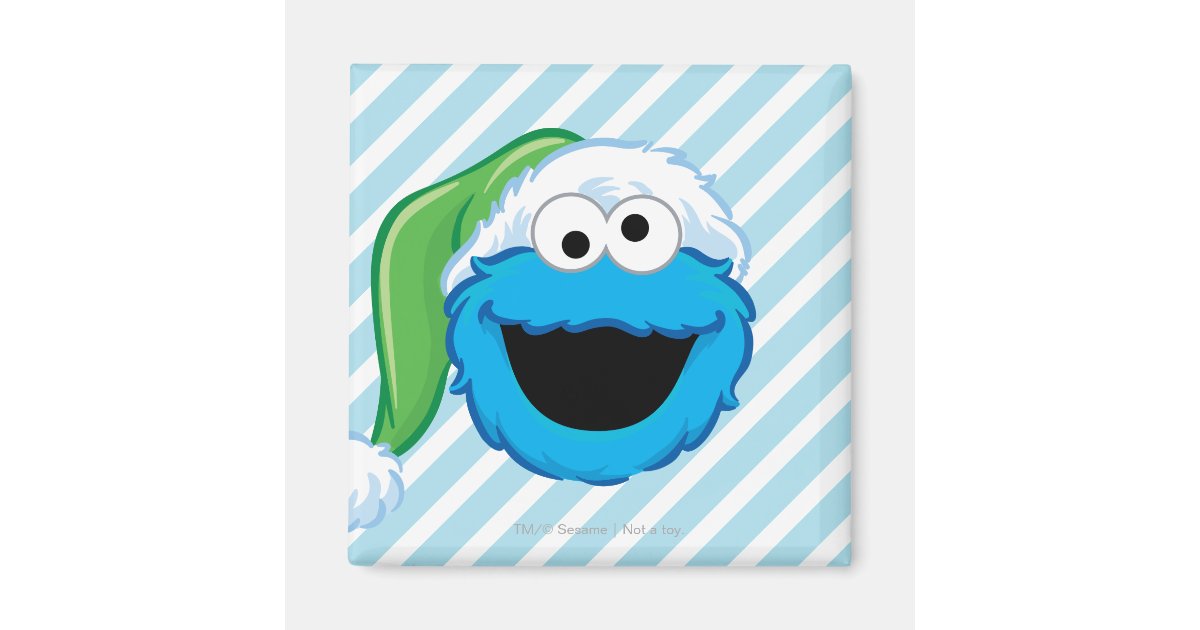 Holiday Cookie Monster Magnet | Zazzle