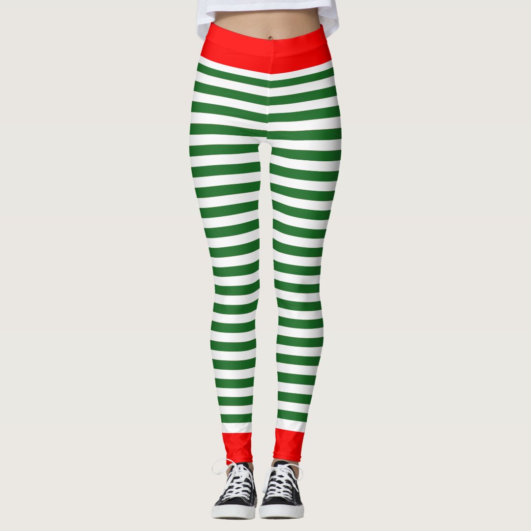 Holiday Elf Leggings - Christmas Elf Costume Pants | Zazzle