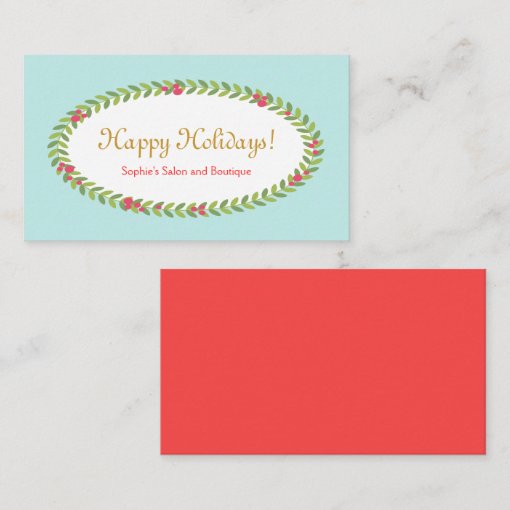 Holiday Greeting Insert Card | Zazzle