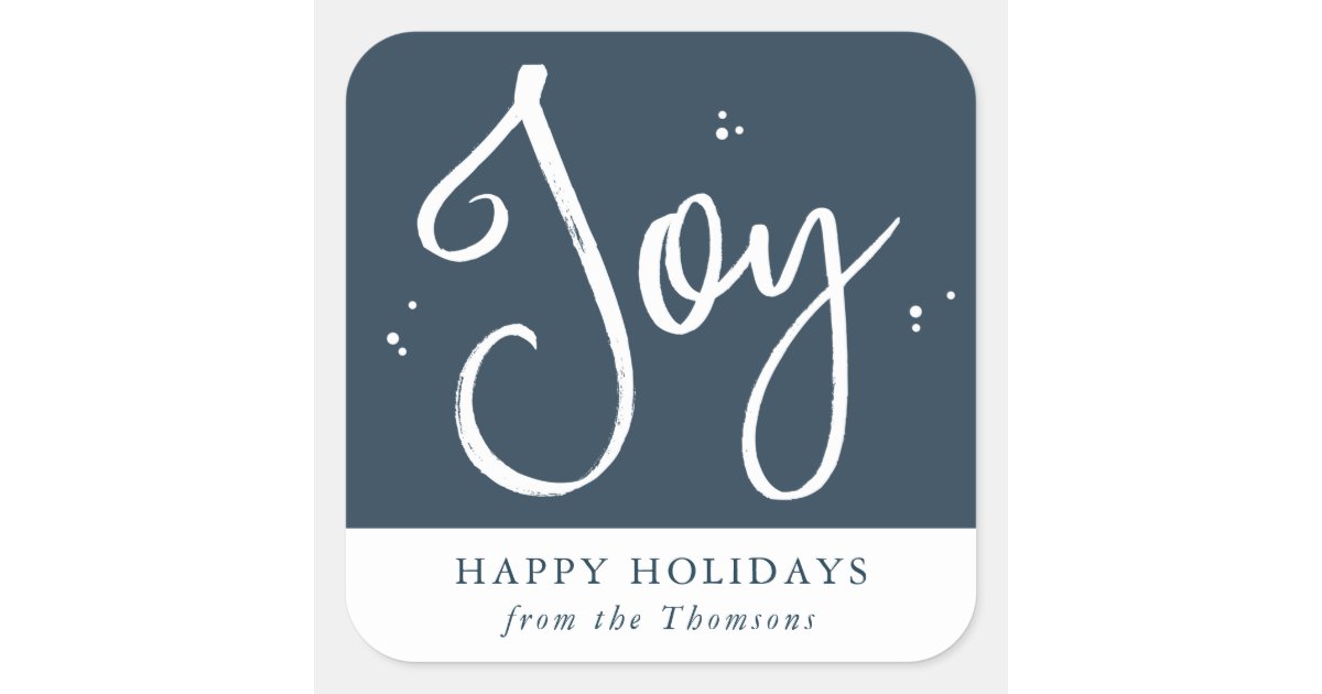 Holiday Joy - sticker | Zazzle