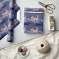 Holiday Lighthouse Wrapping Paper | Zazzle