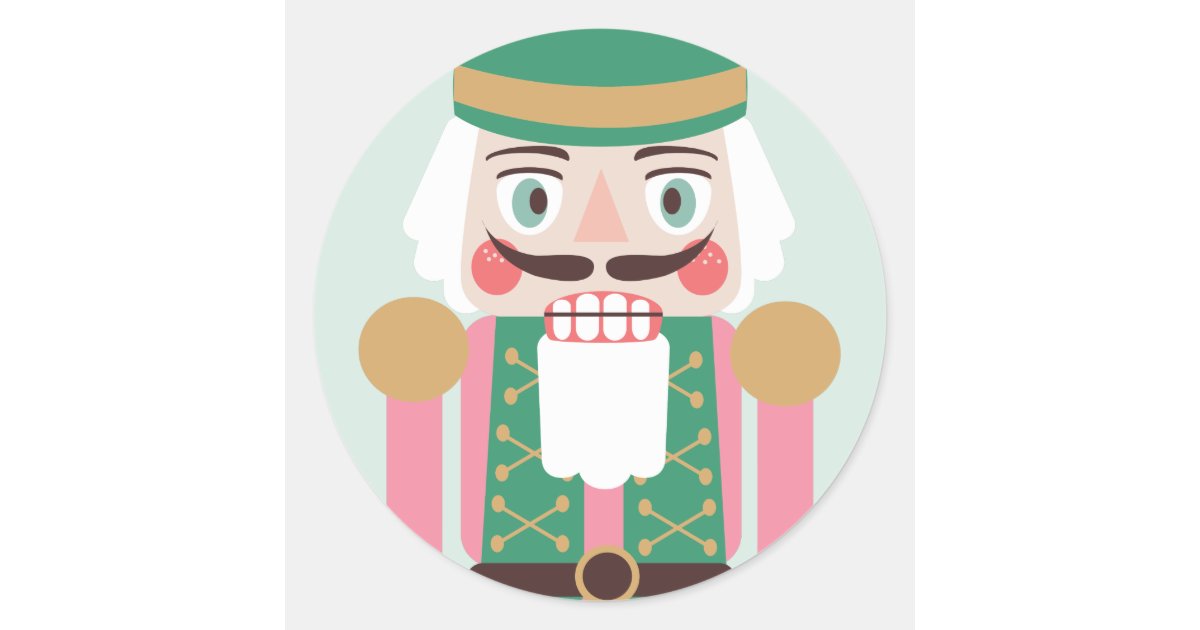 Holiday Nutcracker Stickers | Zazzle