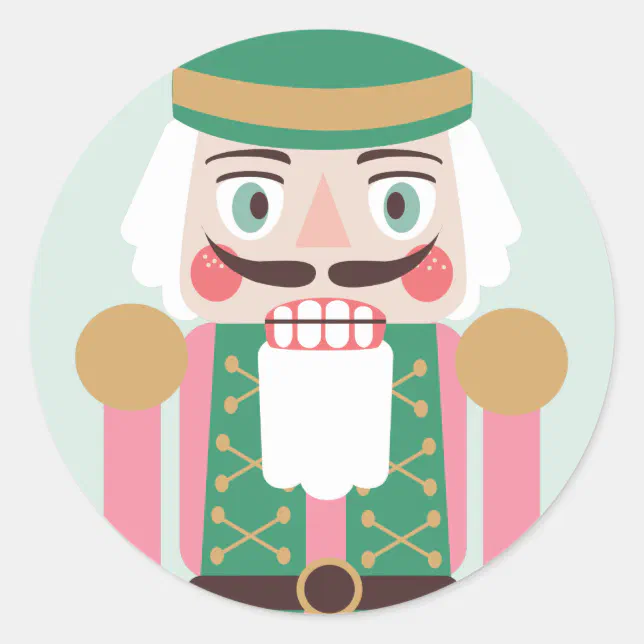 Holiday Nutcracker Stickers | Zazzle