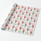 Funny Reindeer Pickle Christmas Cartoon Wrapping Paper | Zazzle.com