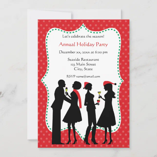 Holiday Office Party Invitations | Zazzle