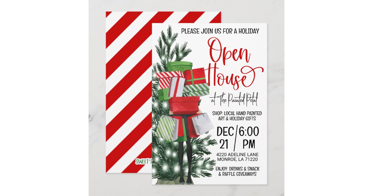 Holiday Open House Invitation | Zazzle