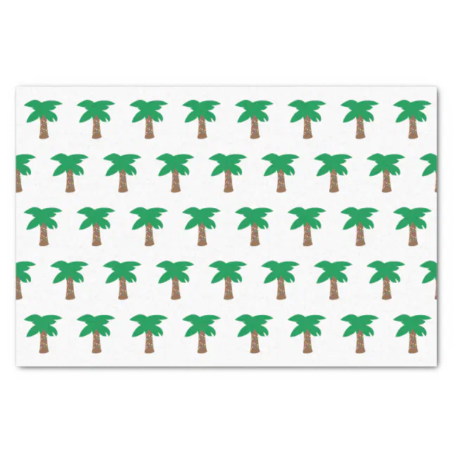 Holiday Palm Tree Tissue Paper | Zazzle