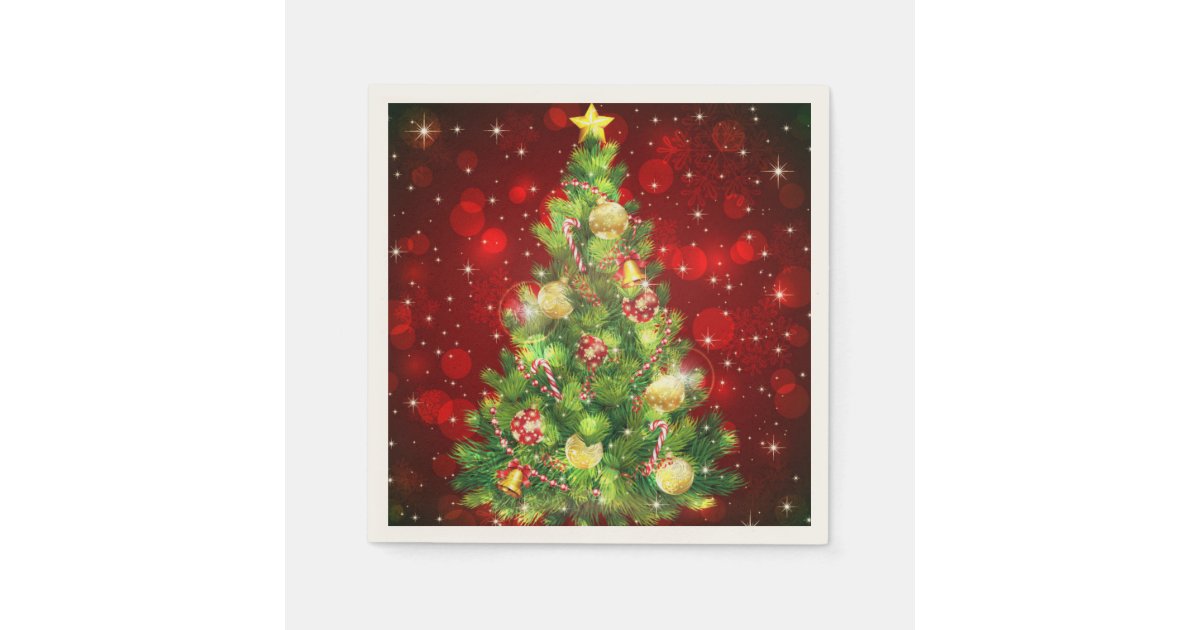 Holiday Paper Napkins | Zazzle