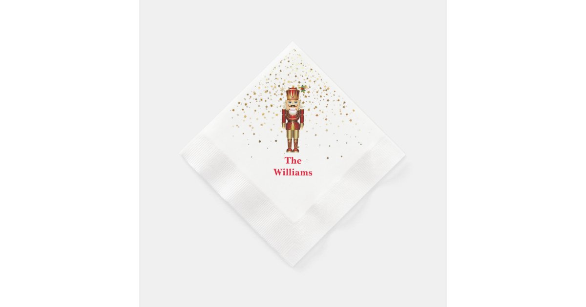 Holiday Paper Napkins-Nutcracker Napkins | Zazzle