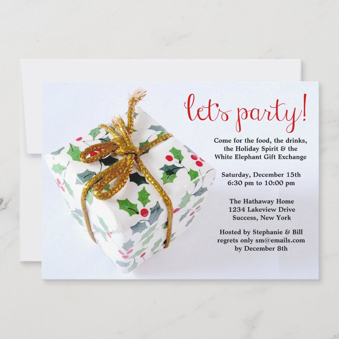 Holiday Party Invitation | Zazzle