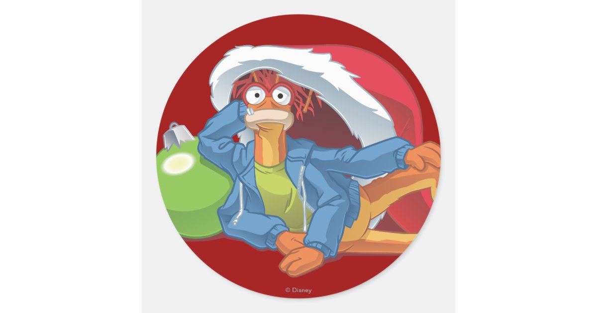Holiday Pepe 2 Classic Round Sticker | Zazzle
