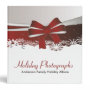 Holiday Photographs Bow Binder | Zazzle