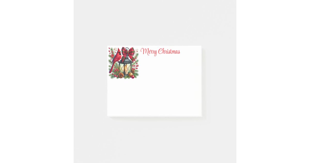Holiday post-it notes | Zazzle