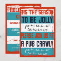 Holiday Pub Crawl / Beer Crawl Invitation | Zazzle