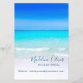 Holiday Rental QR Code Ocean Beach Information Flyer | Zazzle