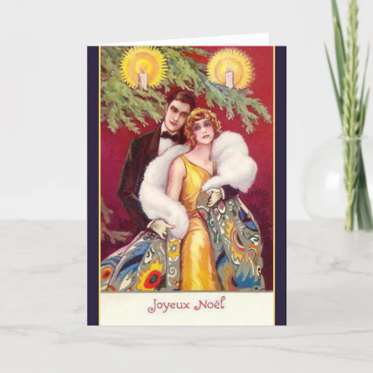 Holiday Romance Christmas Card | Zazzle