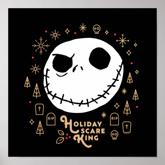 Holiday Scare King Poster | Zazzle