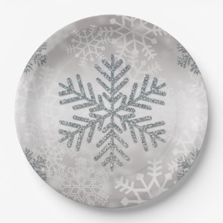 Snowflake Plates | Zazzle