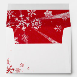 Holiday Snowflakes Envelopes | Zazzle