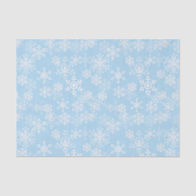 Holiday Snowflakes Tissue Paper | Zazzle