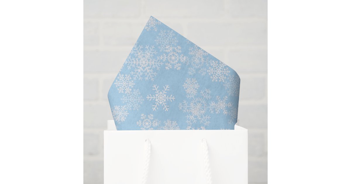 Holiday Snowflakes Tissue Paper | Zazzle