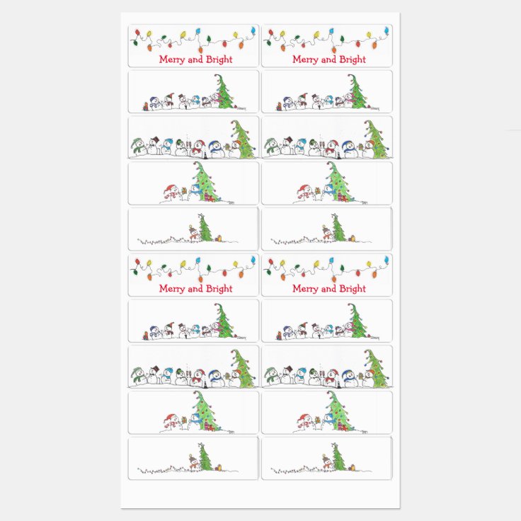Holiday Storage and Gift Labels | Zazzle