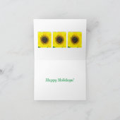 Holiday Sunflower Card | Zazzle