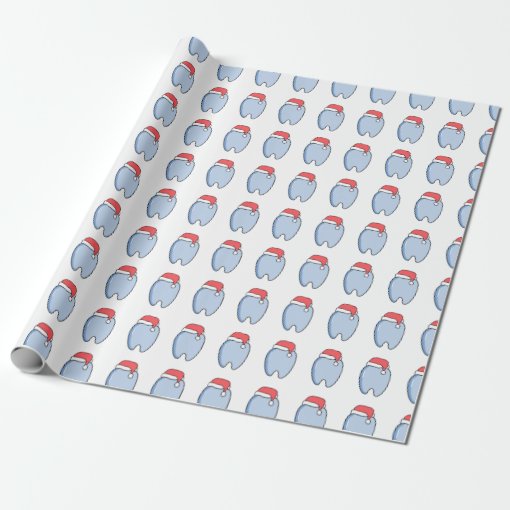 Holiday Tooth Wrapping Paper | Zazzle