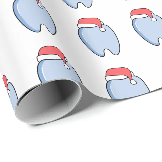 Holiday Tooth Wrapping Paper | Zazzle