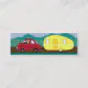 Holidays, caravan trips - contact details mini business card | Zazzle